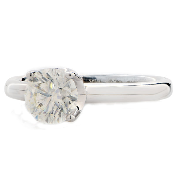 1.13 Carat Round Brilliant Cut Diamond Engagement Ring - Regent ...